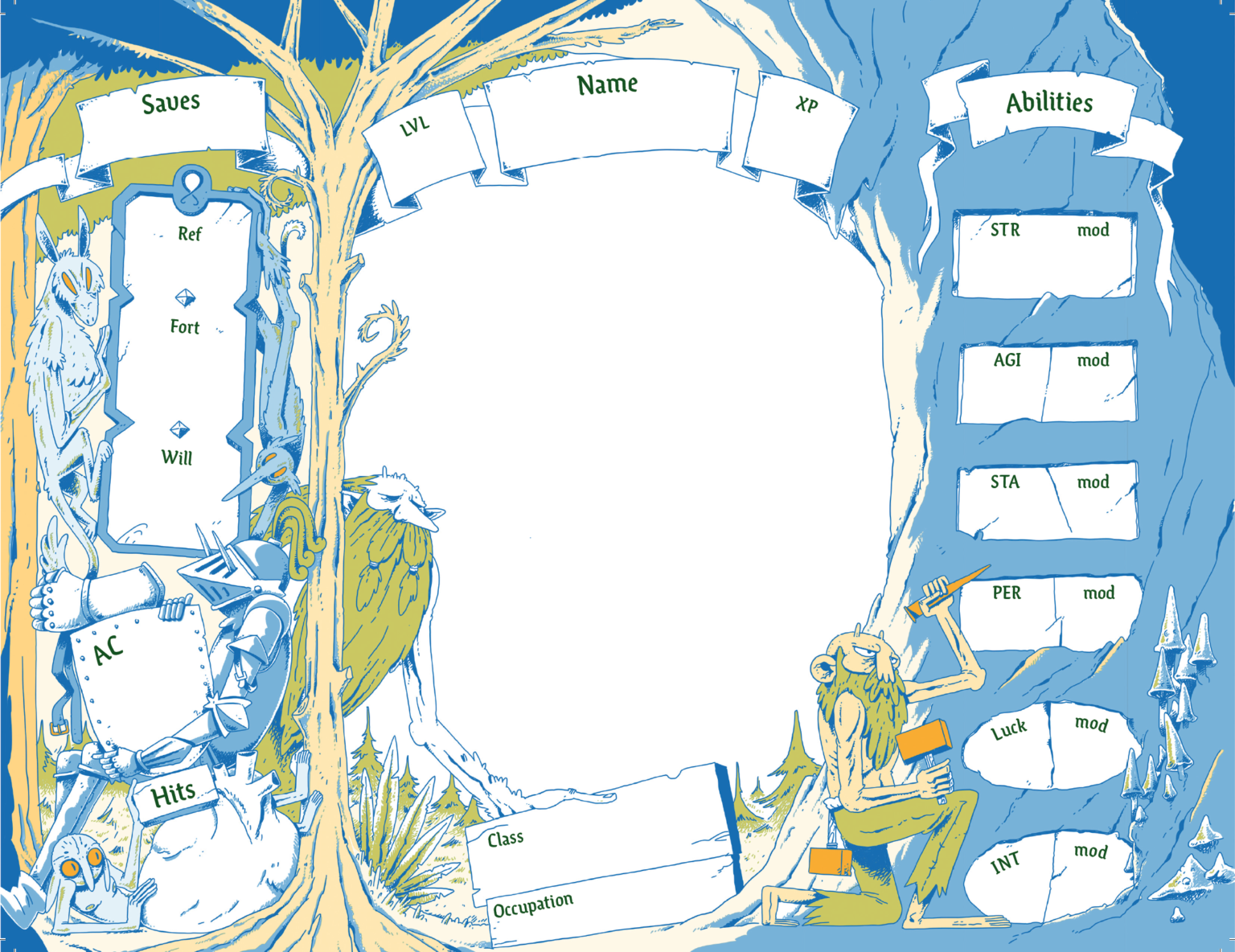 FREE Troll Character Sheets » Tales from the Smoking Wyrm